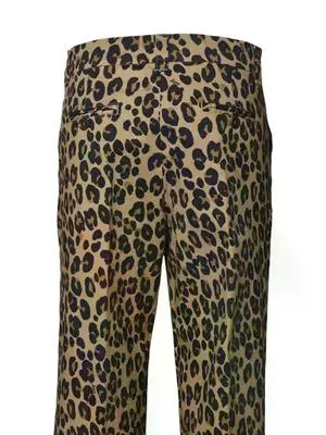 Aspesi Leopard-print Trousers