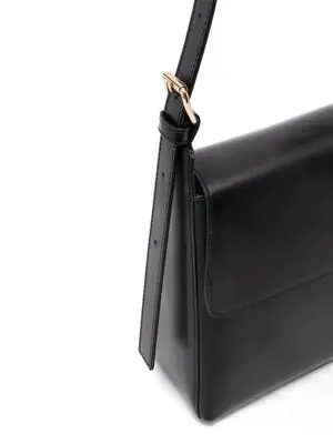 A.p.c. Virginie Leather Shoulder Bag - Black