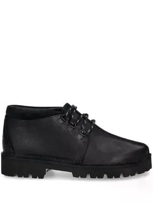 Clarks Trek Hike Derby Shoes - Black