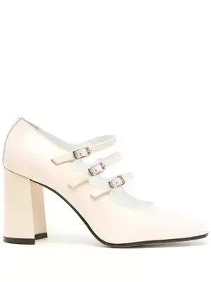 CAREL Keel 85mm Patent-leather Pumps - Neutrals