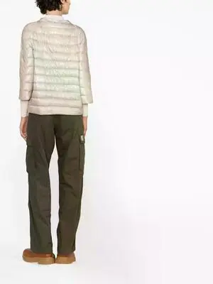 Herno Quilted Mock-neck Puffer Jacket - Neutrals