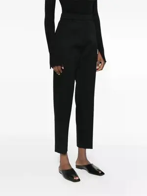 LANVIN Tailored Tapered Wool Twill Trousers