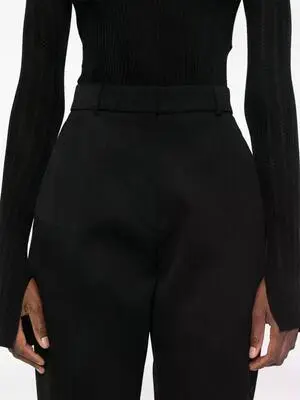 LANVIN Tailored Tapered Wool Twill Trousers