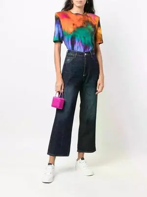 Philipp Plein Iconic Plein Wide-leg Jeans