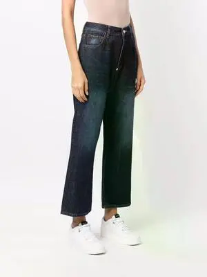 Philipp Plein Iconic Plein Wide-leg Jeans