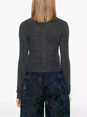 GANNI Argyle-knit Cardigan