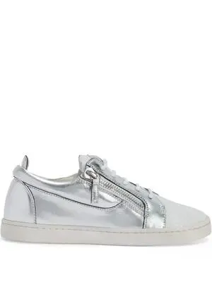 Giuseppe Zanotti Silver Tone Sneakers For Women