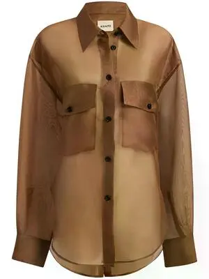 Khaite Mahmet Silk Shirt