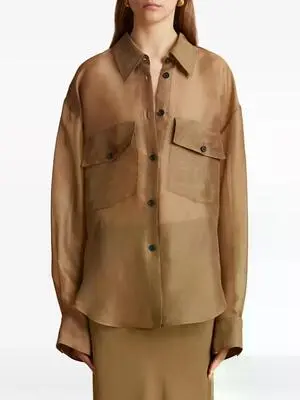 Khaite Mahmet Silk Shirt