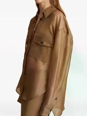 Khaite Mahmet Silk Shirt