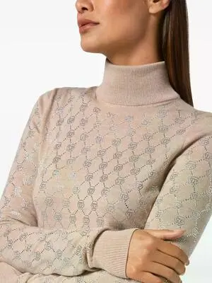 Philipp Plein Monogram Crystal-embellished Sweater