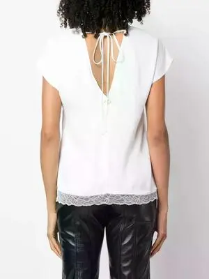 TWINSET V-back Short-sleeved Blouse