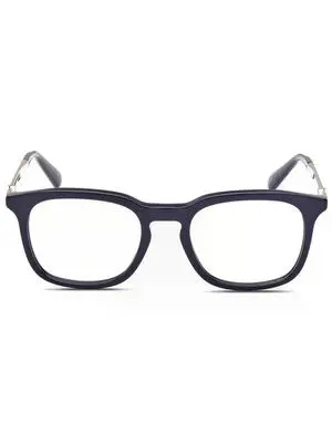 Moncler Logo-plaque Glasses - Blue