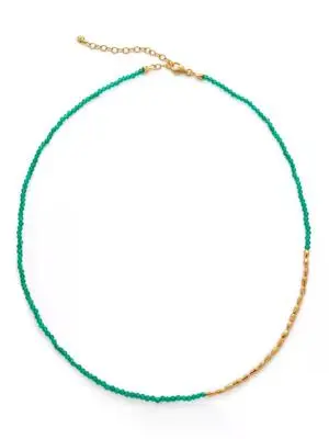 Monica Vinader Mini Nugget Beaded Necklace - Gold