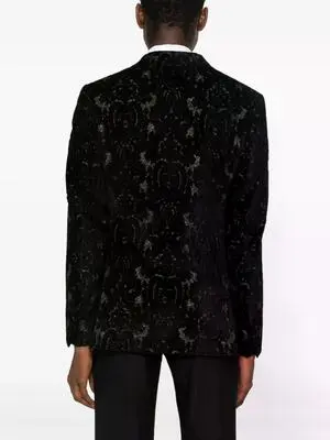 Etro Devoré-effect Single-breasted Blazer