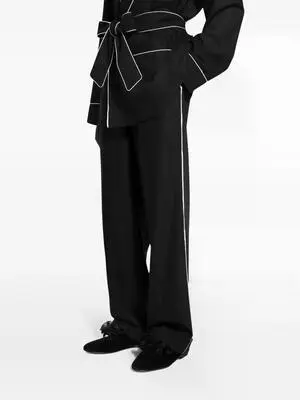 Dolce & Gabbana Contrast-trim Lounge Trousers