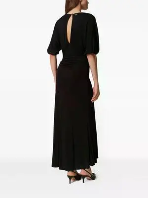 TWINSET Puff-sleeve Midi Dress
