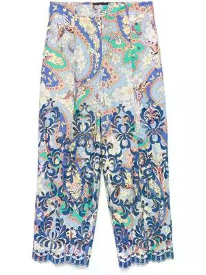 Etro Floral-print Trousers