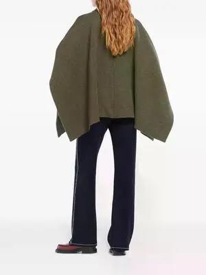 BARRIE Cashmere Blend Cape - Green