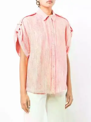 IRO PARIS Button-up Tweed Shirt