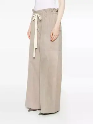 Plan C Panama Trousers - Brown