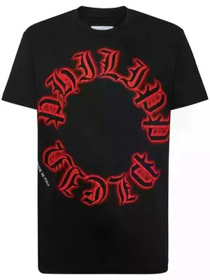 Philipp Plein Gothic Plein Cotton T-shirt