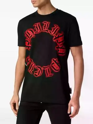 Philipp Plein Gothic Plein Cotton T-shirt