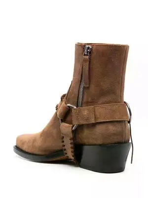 BUTTERO® Suede Ankle Boots - Brown