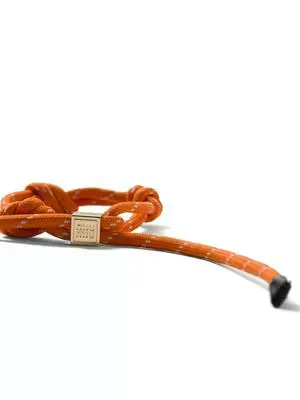 Miu Miu Rope Charm Bracelet - Orange