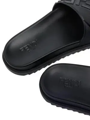 Fendi Ff-embossed Slides