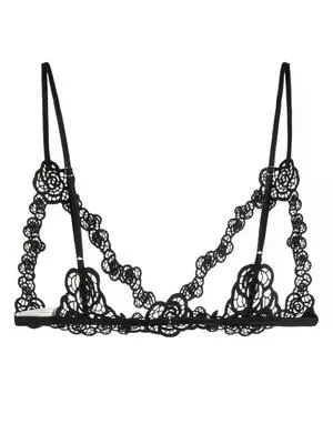 FLEUR DU MAL Fleur Guipure Ouvert Bralette