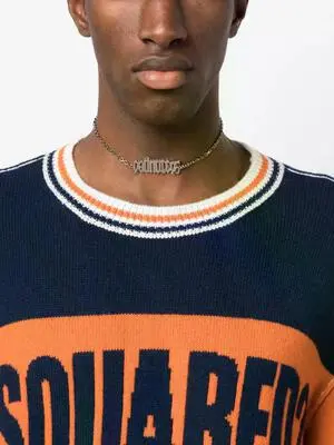 Dsquared2 Logo-plaque Polished Necklace