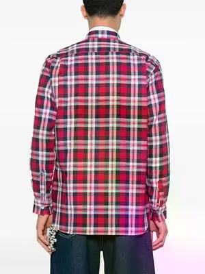 Comme Des Garçons Checked Shirt - Red