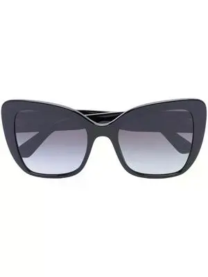 Dolce & Gabbana Oversized Cat-eye Frame Sunglasses - Black
