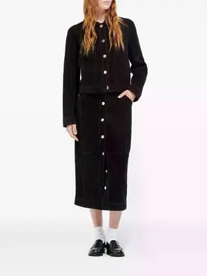 BARRIE High-waisted Midi Skirt