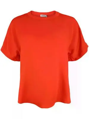 Simkhai Addy Knit-panel T-shirt - Red