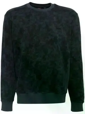 BOSS Tie-dye Effect Cotton Sweatshirt