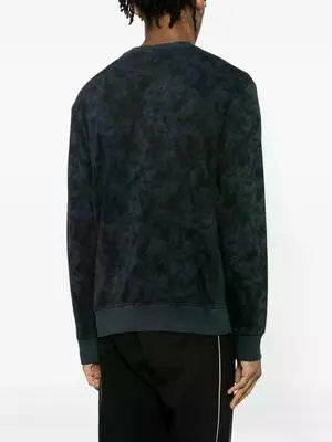 BOSS Tie-dye Effect Cotton Sweatshirt