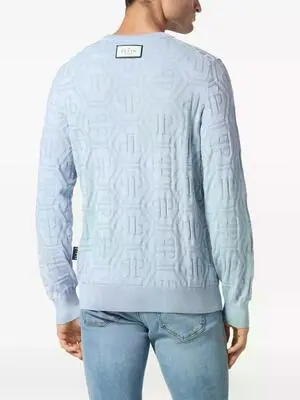 Philipp Plein Monogram-jacquard Jumper