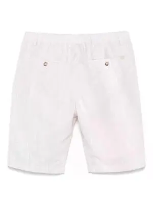 Paul & Shark Seersucker Cotton Bermuda Shorts