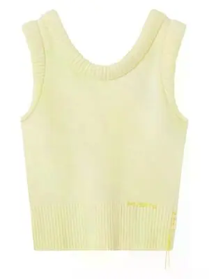 Axel Arigato Marla Ribbed Sleeveless Vest - Yellow