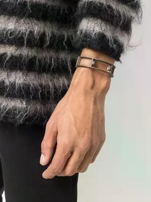 PARTS OF FOUR Two-tone Distressed Cuff Bracelet