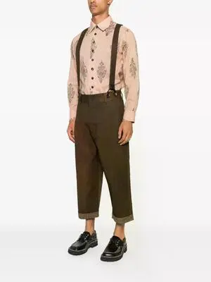 A TENTATIVE ATELIER Earth Trousers With Shoulder Straps