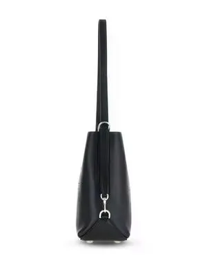 Hogan Leather Shoulder Bag - Black