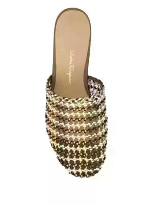 FERRAGAMO Ellas Woven Mules