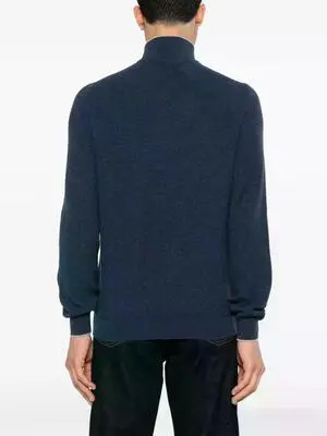 Fedeli Cashmere Pullover - Blue