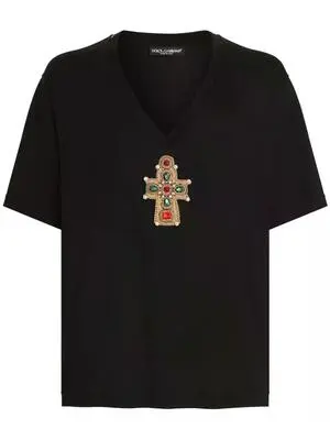 Dolce & Gabbana Patch-detail T-shirt