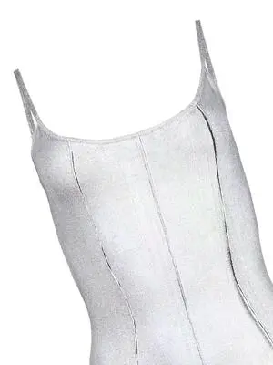 FLEUR DU MAL Flash Ribbed Dress