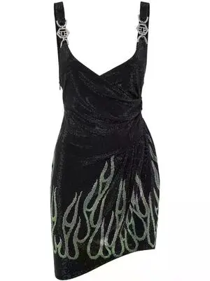 Philipp Plein Flame Mini Dress