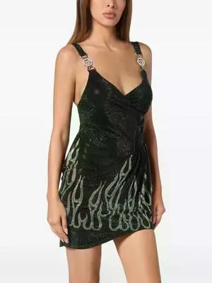 Philipp Plein Flame Mini Dress